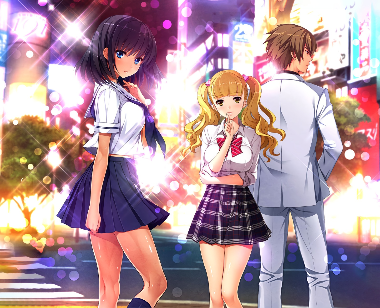 frill koizumi amane enkou shoujo ~rikujoubu yukki no baai~ kawaragi yuuki mizuki mako breast ...